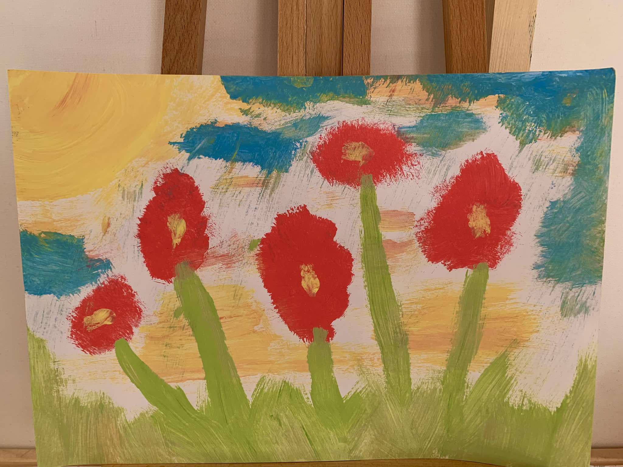 Poppies Water Colour A4 - Etsy