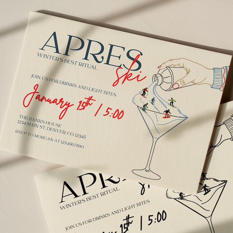 Apres Ski Party Pass - Etsy UK
