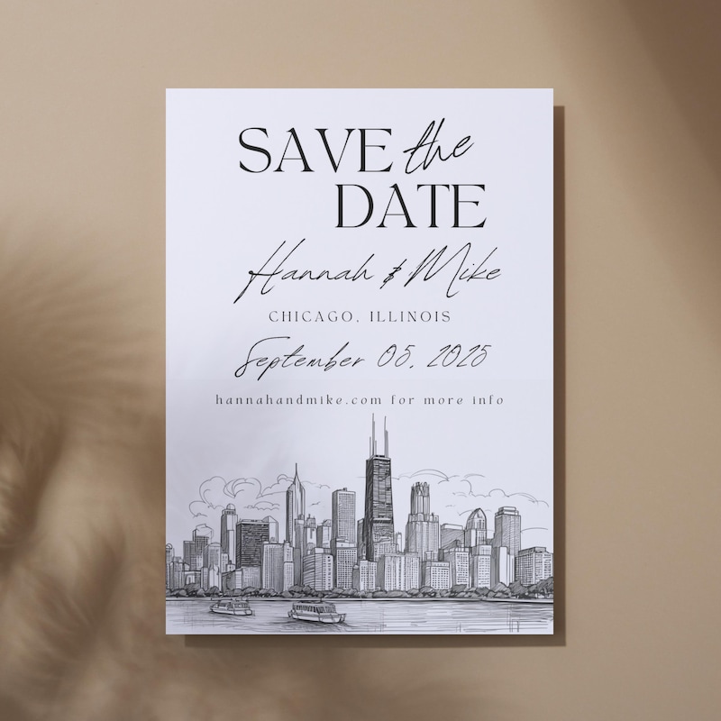 River Save the Date - Etsy