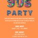 Editable 90s Puffer Coat Themed Party Invitation - Etsy