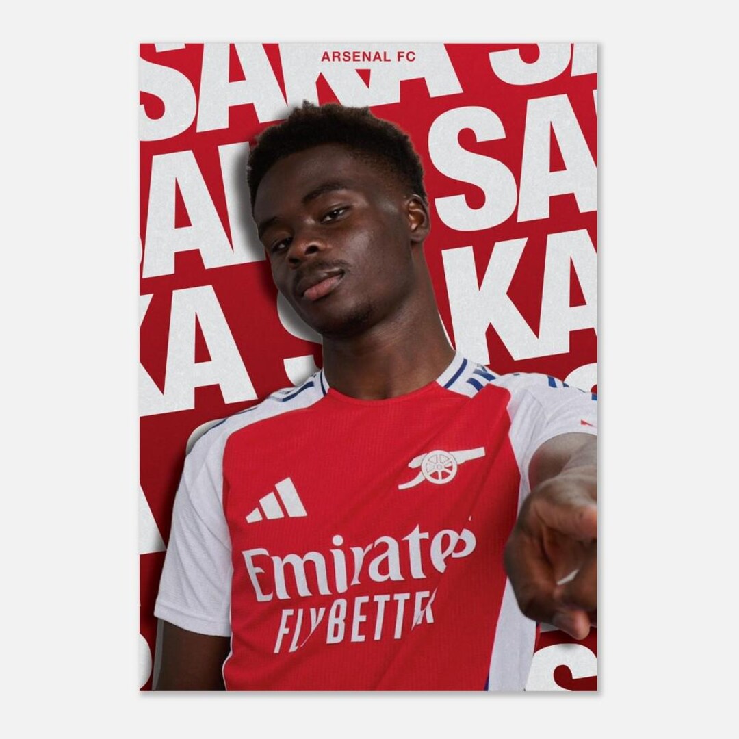 Bukayo Saka Poster - Etsy
