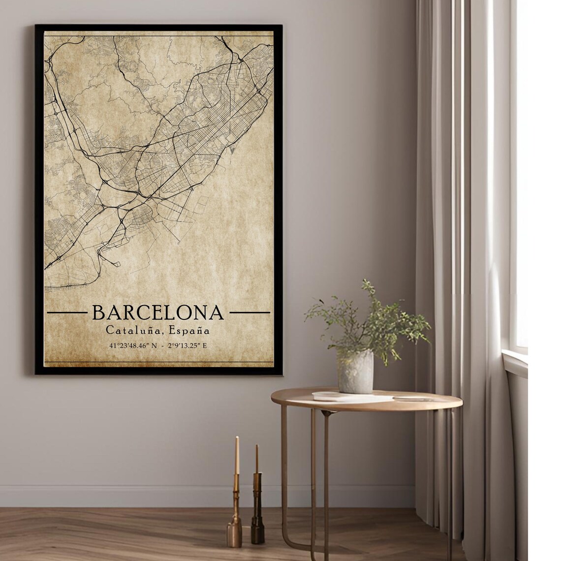 Retro Style Custom City Maps, Custom Street Maps, Ready to Print ...