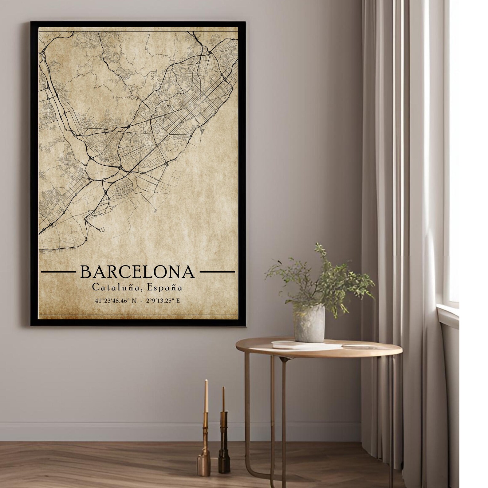 Retro Style Custom City Maps, Custom Street Maps, Ready to Print ...