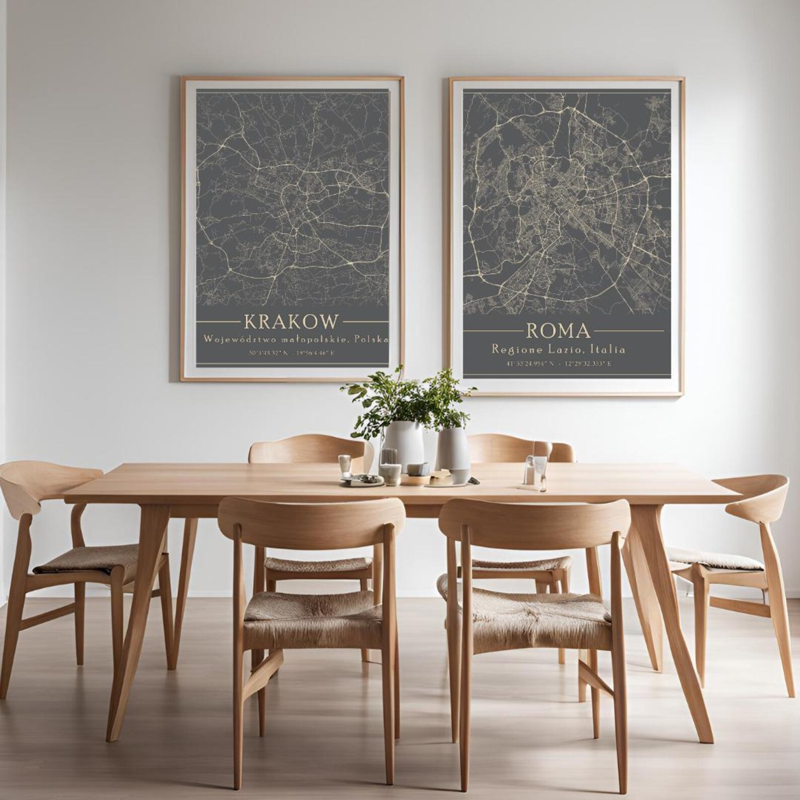 Custom City Maps, Ready to Print Map, Custom Street Maps, City Map Set ...