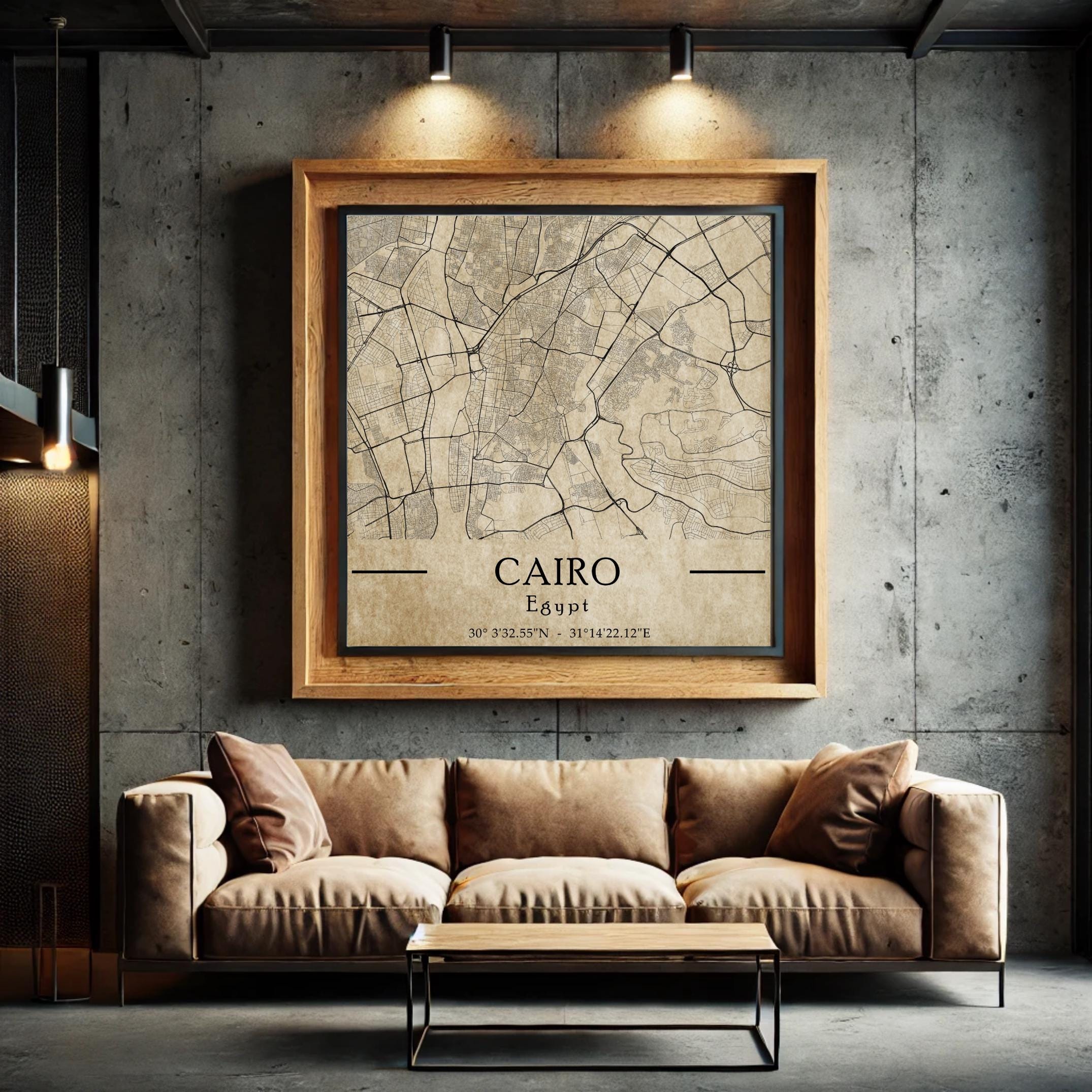 Retro Style Custom City Maps, Custom Street Maps, Ready to Print ...