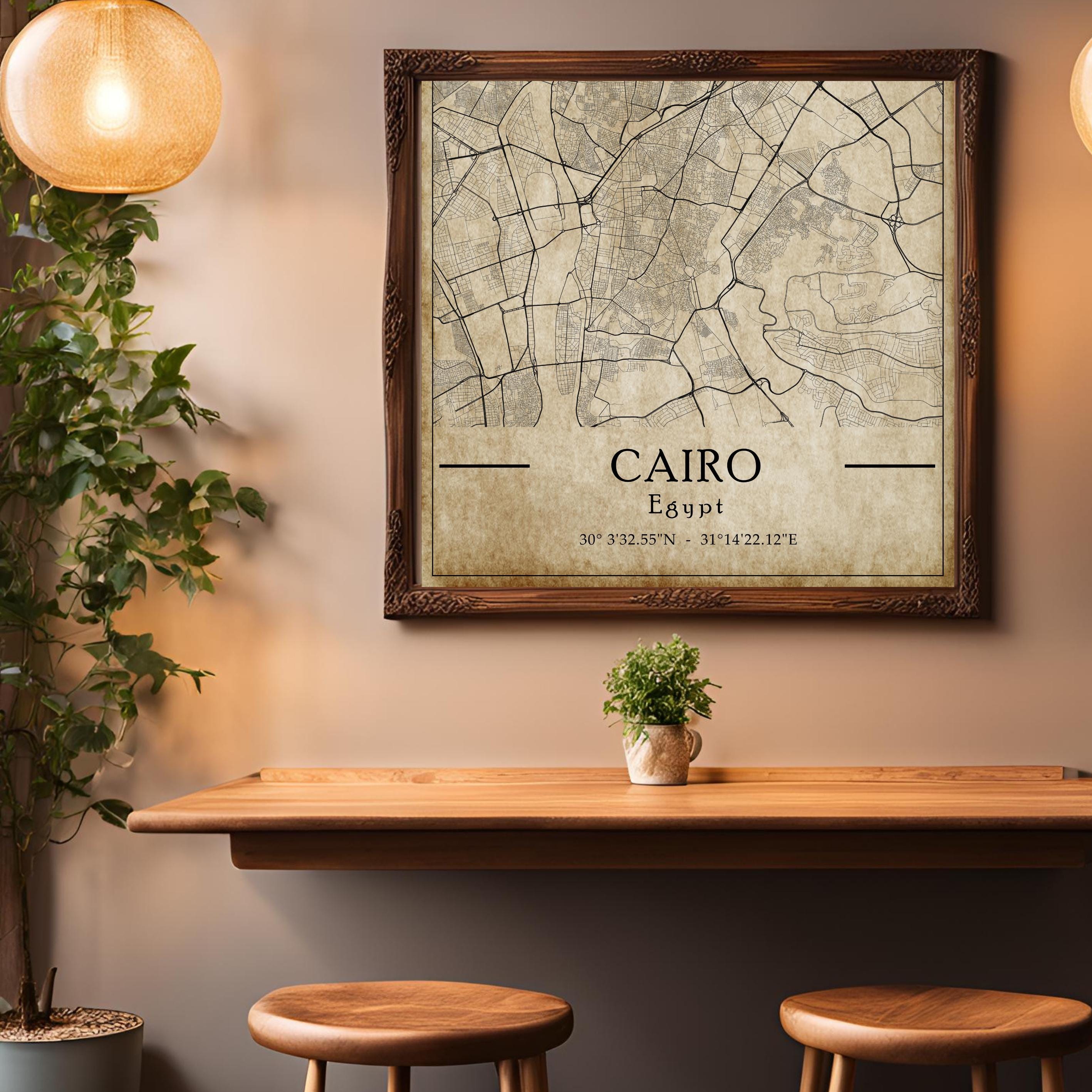 Retro Style Custom City Maps, Custom Street Maps, Ready to Print ...