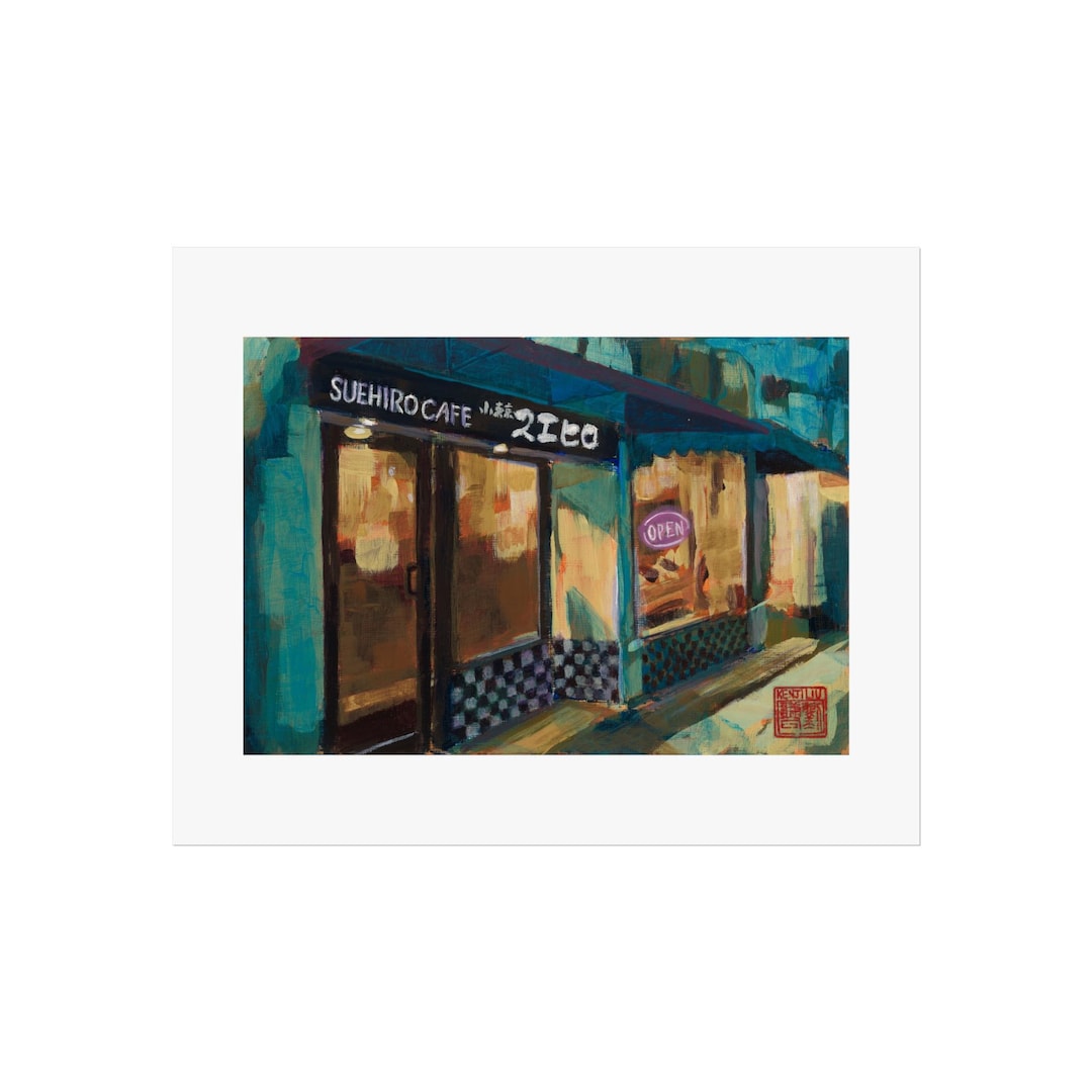 Suehiro Cafe, Little Tokyo, Los Angeles - Giclée Art Print of an ...
