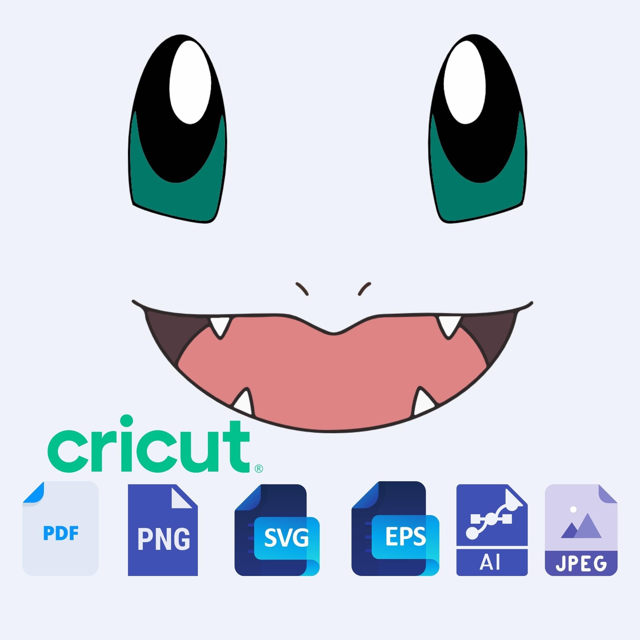 Charmander Pokemon, Face Svg Charmander, Eyes Smile Clipart, Cut Files ...