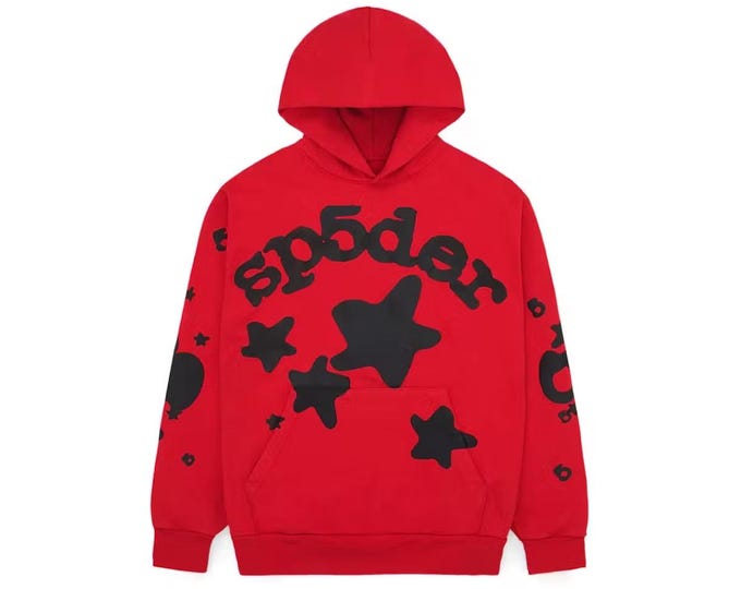 Premium Spider Hoodie / Red - Etsy