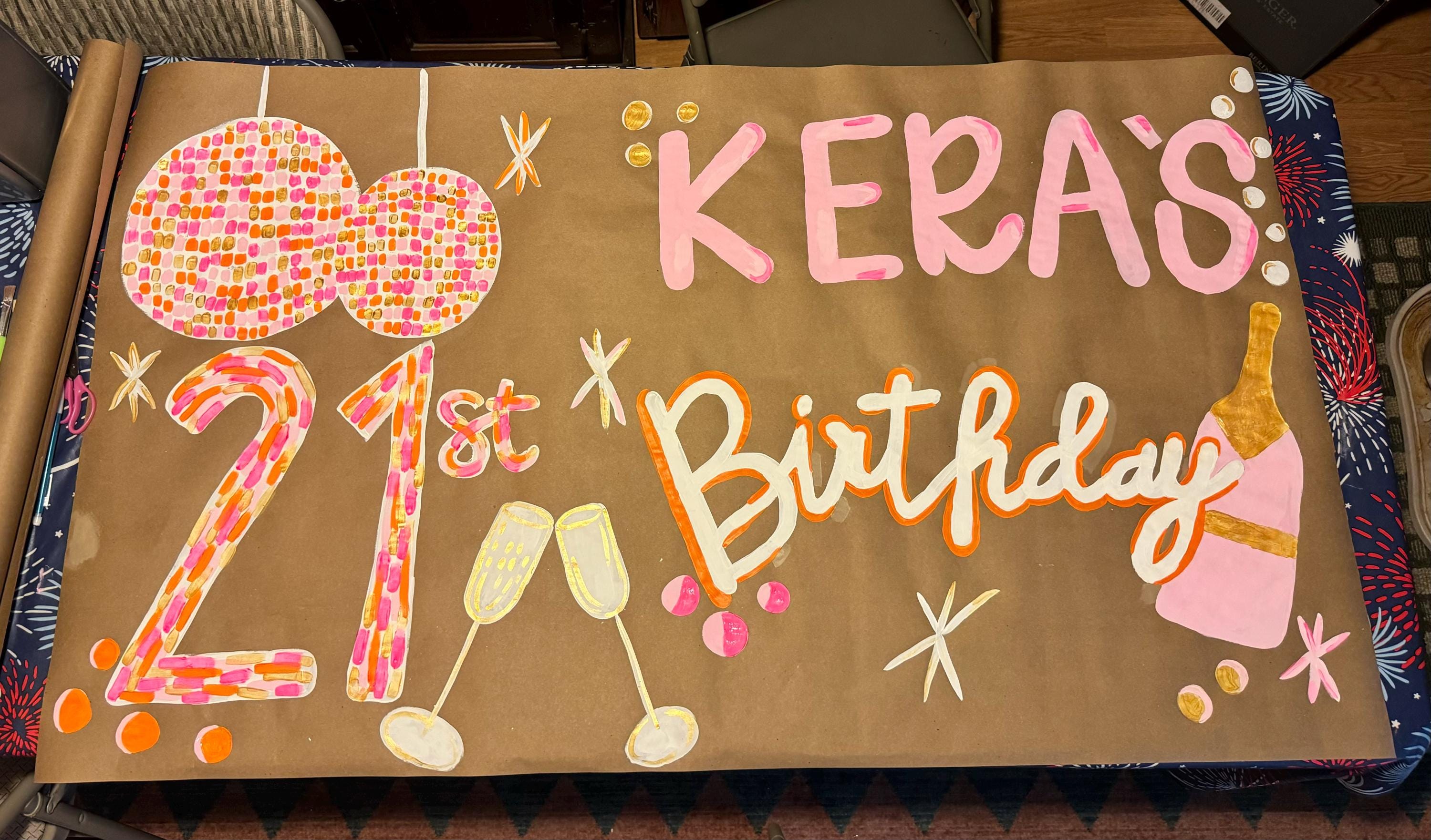 Custom Brown Paper Birthday/ Occasion Banner - Etsy