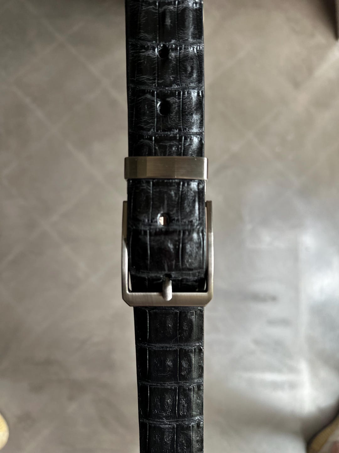 Black Crocodile Belt. Genuine Crocodile Skin. Unisex Belt 1 1/4” Inch ...