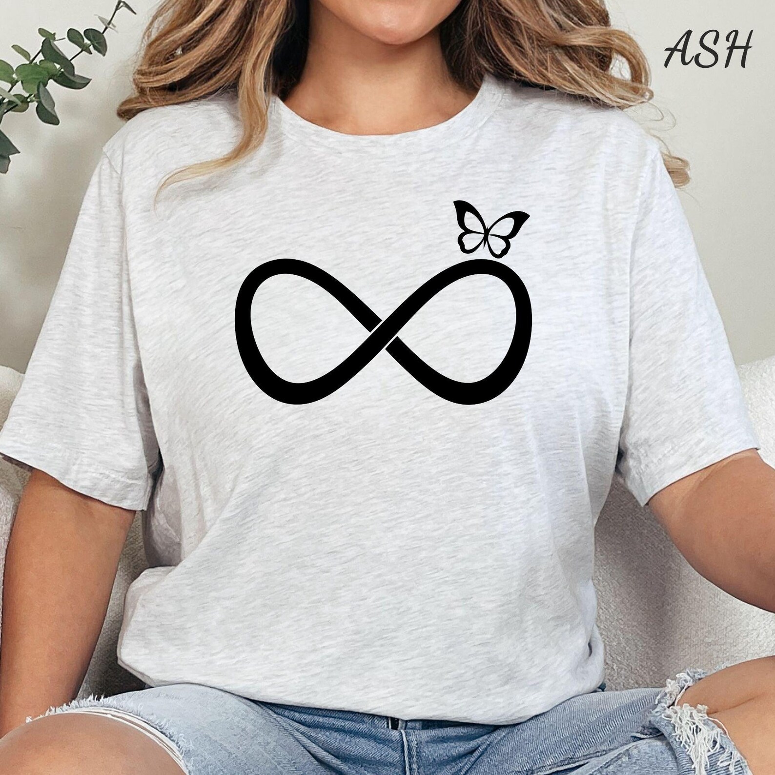 Infinity Symbol Design Tshirt, Infinity Sign T-shirt, Butterfly Eternal ...