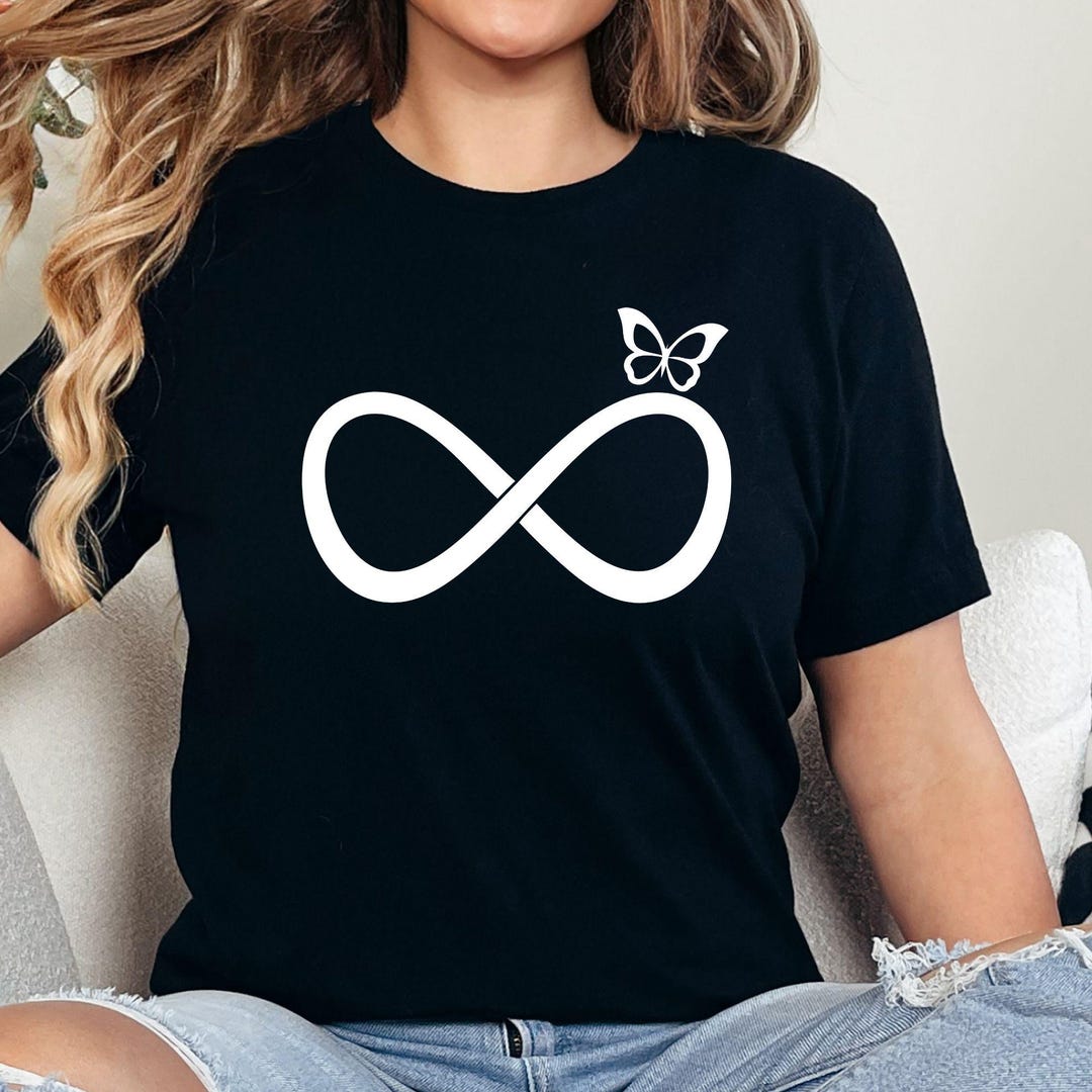 Infinity Symbol Tshirt, Infinity Sign Shirts for Women Design T-shirts ...