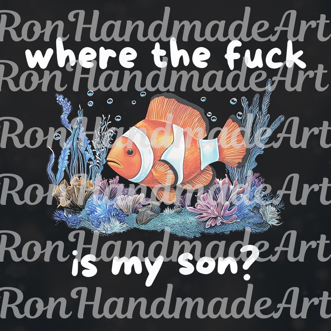 Funny Fish PNG, Cursed Sublimation, Meme SVG, Digital Download, Where ...