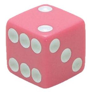 Trik Topz 22” Stainless Chain With Pink Dice - Etsy