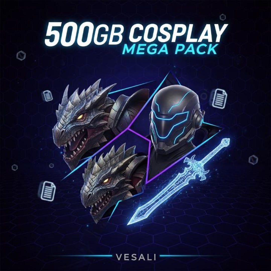 MEGA COSPLAY STL Pack +500GB - Etsy