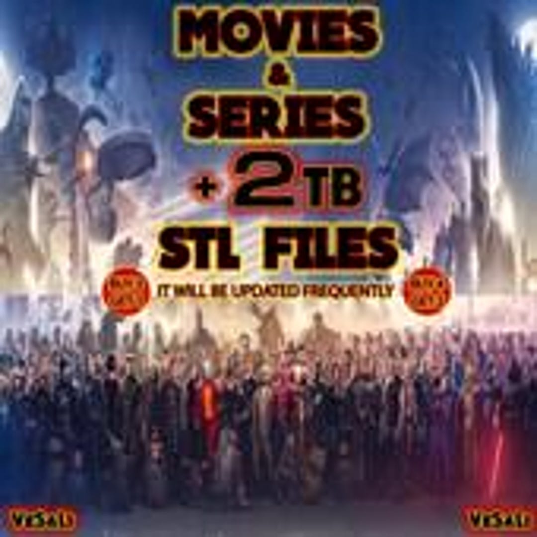 MOVIES and SERIES MEGA Stl Pack +2TB Stl Files - Etsy