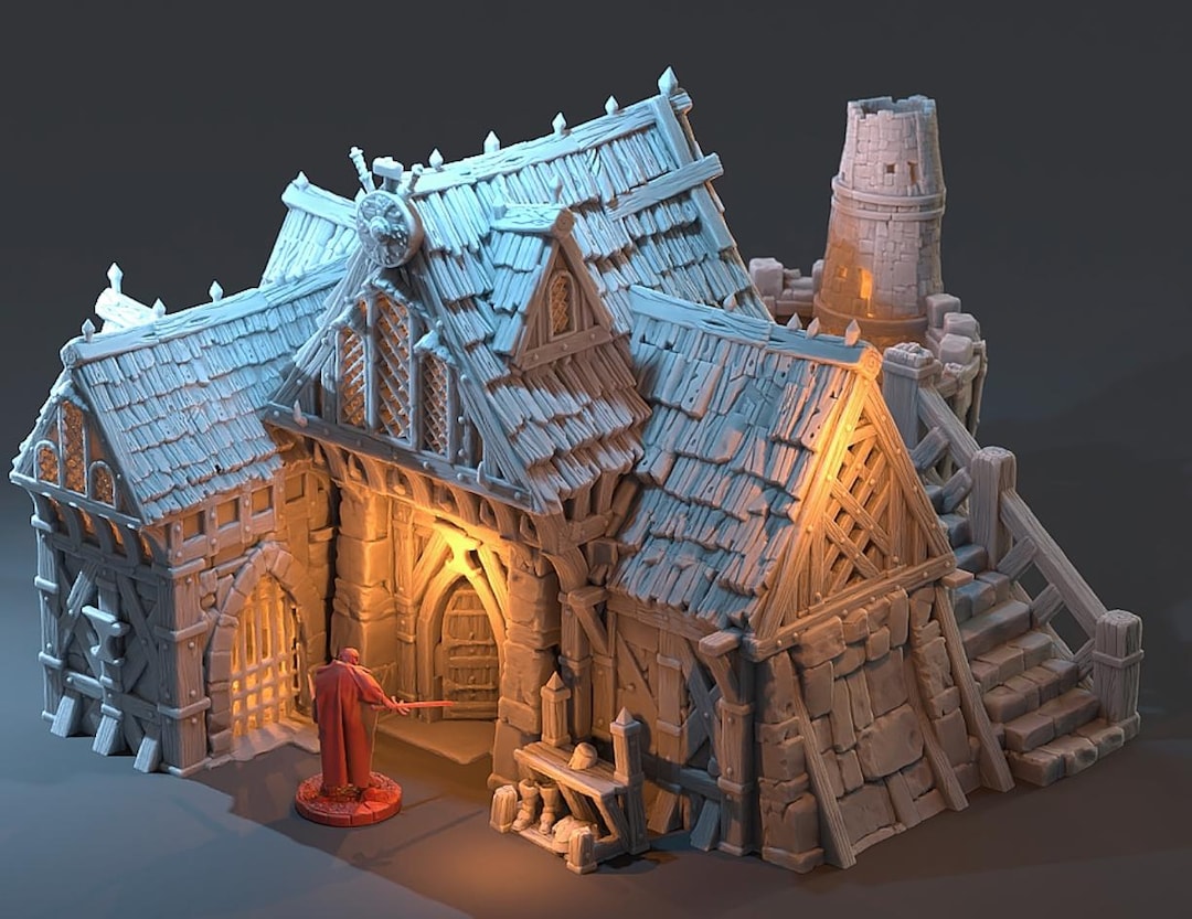 Blacksmiths Lodge - Tabletop Scenery and Terrain for D&D - Etsy