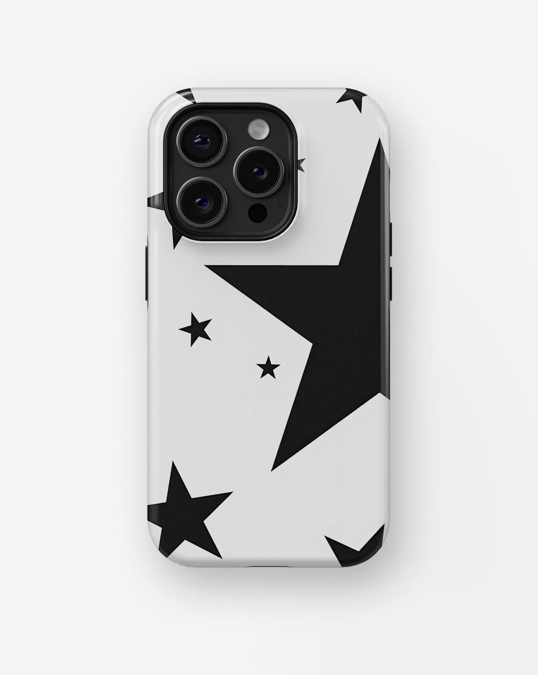 BLACK STAR CASE | iPhone 16, 15, 14, 13, 12, 11, X, Xr, Xs Pro/max/p ...
