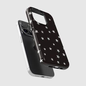 SILVER STARS CASE | iPhone 16, 15, 14, 13, 12, 11, X, Xr, Xs Pro/max/p ...