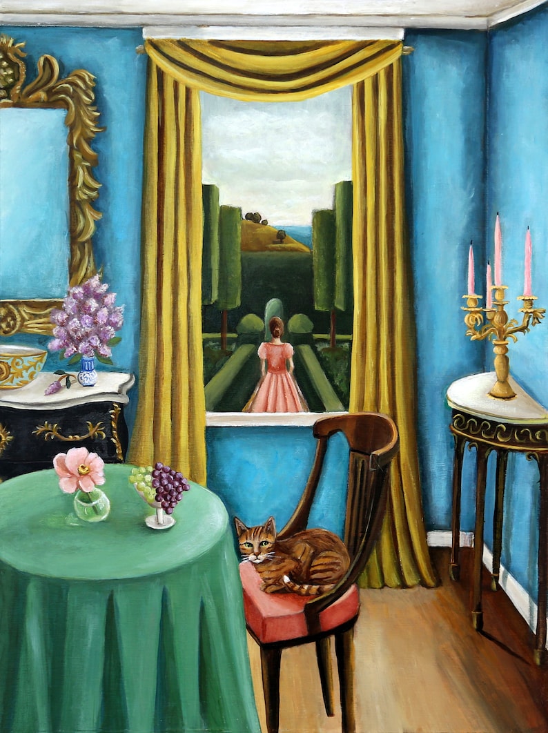 Fine Art Print of an Original Painting in Her Footsteps by Catherine ...