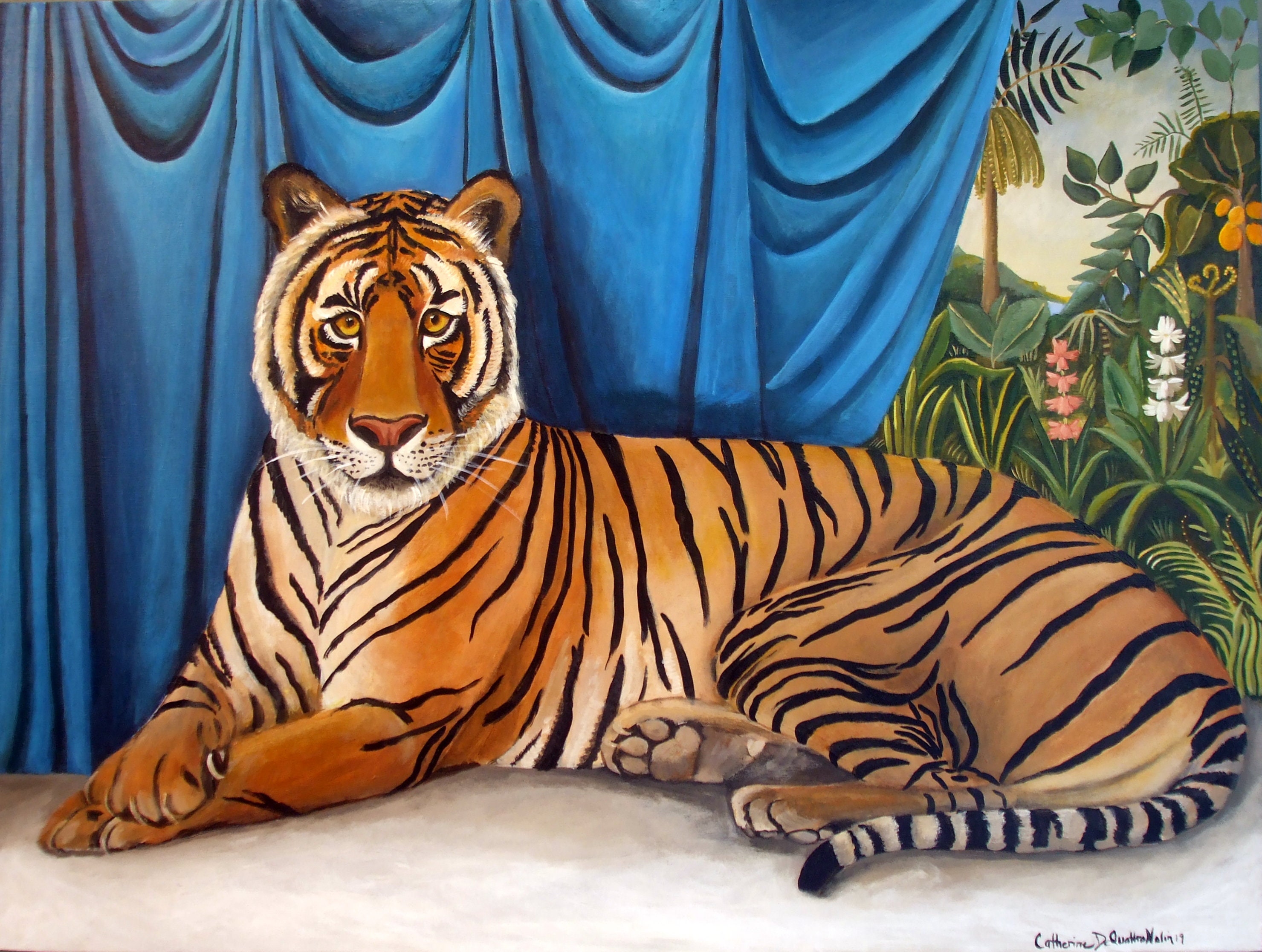 Catch A Tiger Fine Art Print by Catherine Dequattro Nolin - Etsy