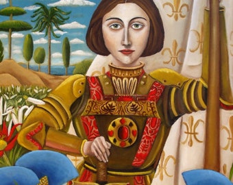 Portrait Painting-gaia-fine Art Print 8x10 - Etsy