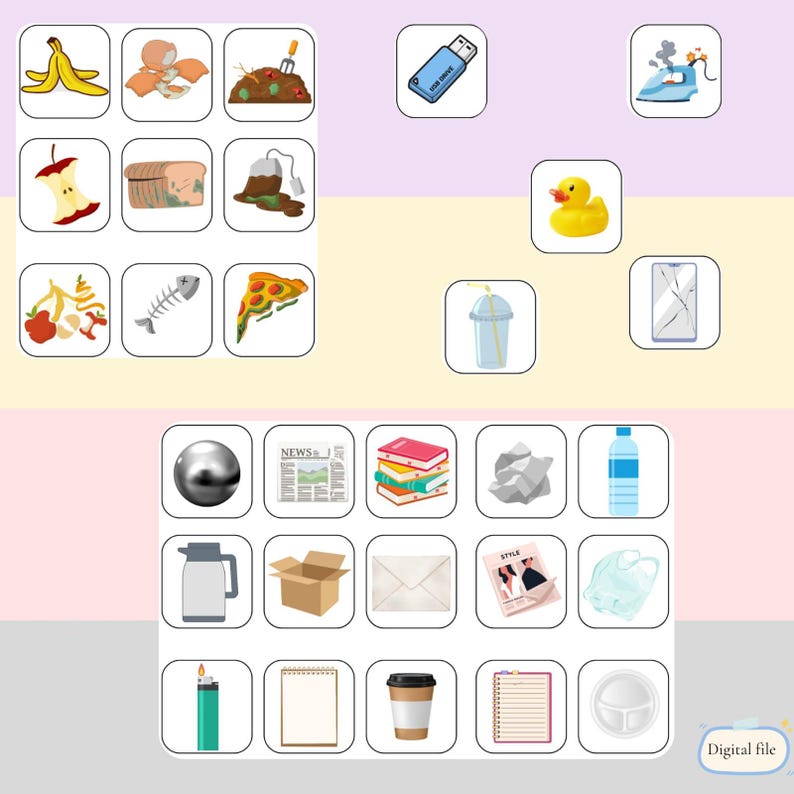 Interactive Eco Education: Printable Recycling Game for Kids, Eco ...