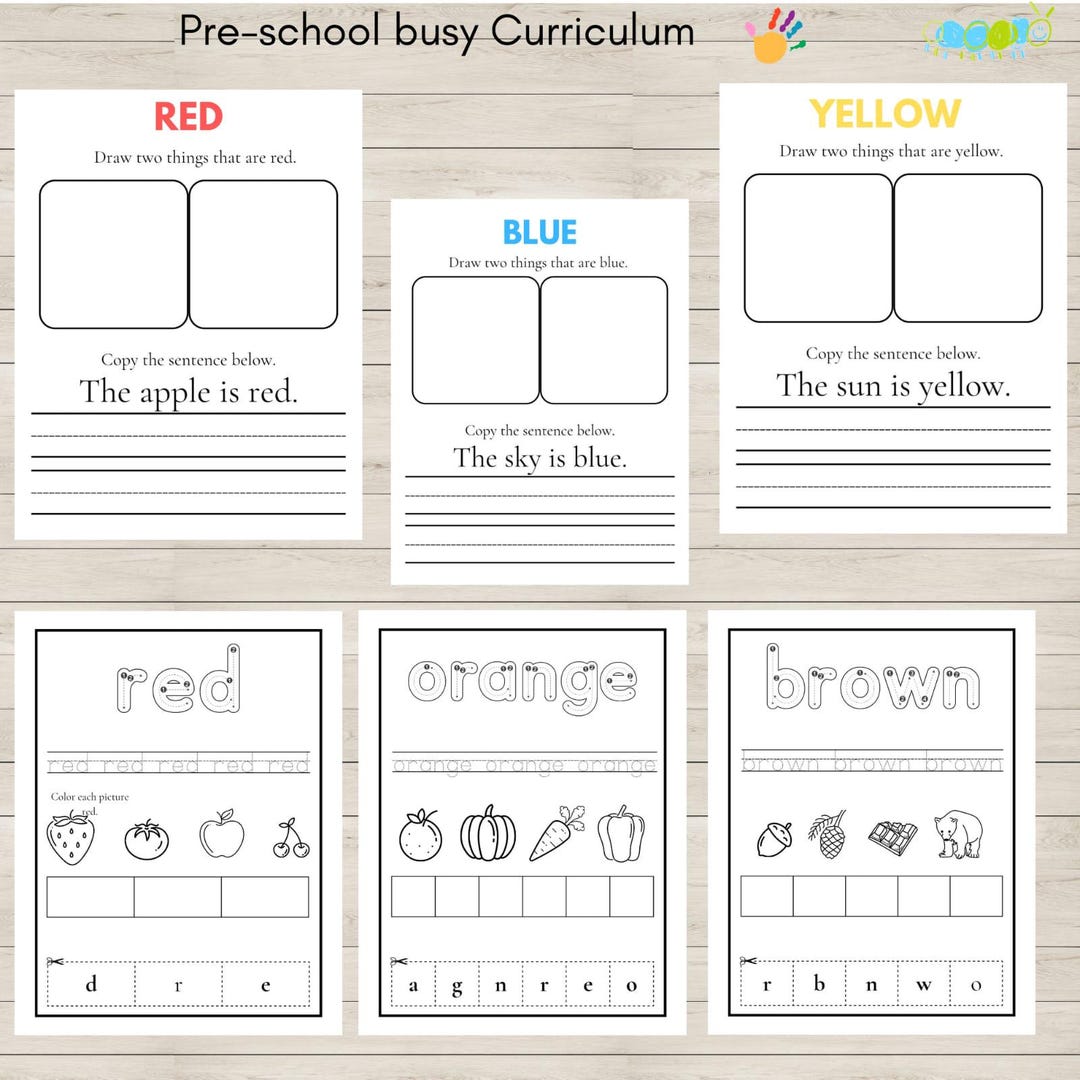Printable Preschool Color Activities | Fun Color Recognition Worksheets ...