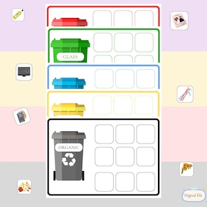 Interactive Eco Education: Printable Recycling Game for Kids, Eco ...