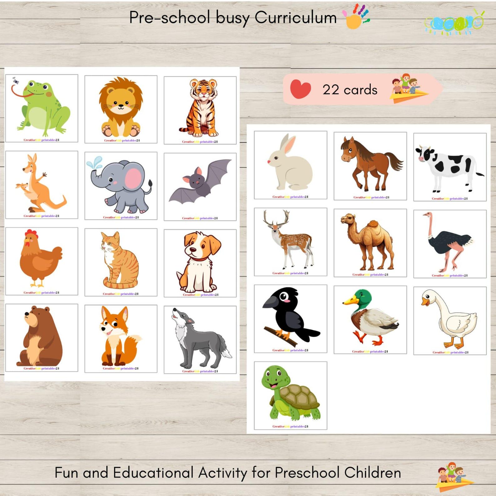 Printable Animal Tracks Matching Activity | Fun Montessori Nature Game ...