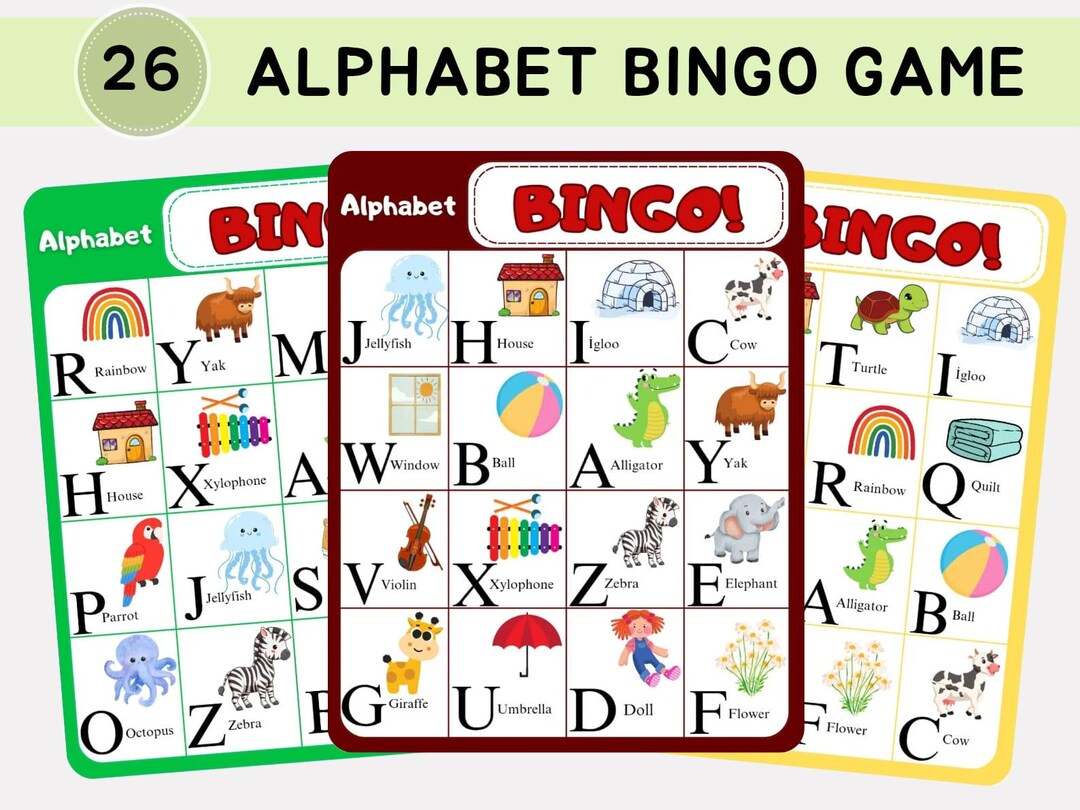 Preschool Alphabet Bingo, Educational Activities, Homeschooling ...