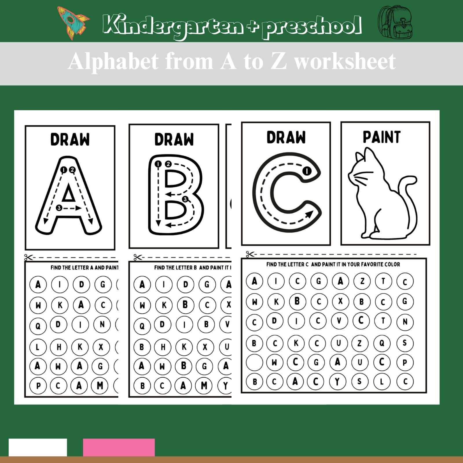 Printable Alphabet Worksheets: Letter Tracing and Coloring Activities ...