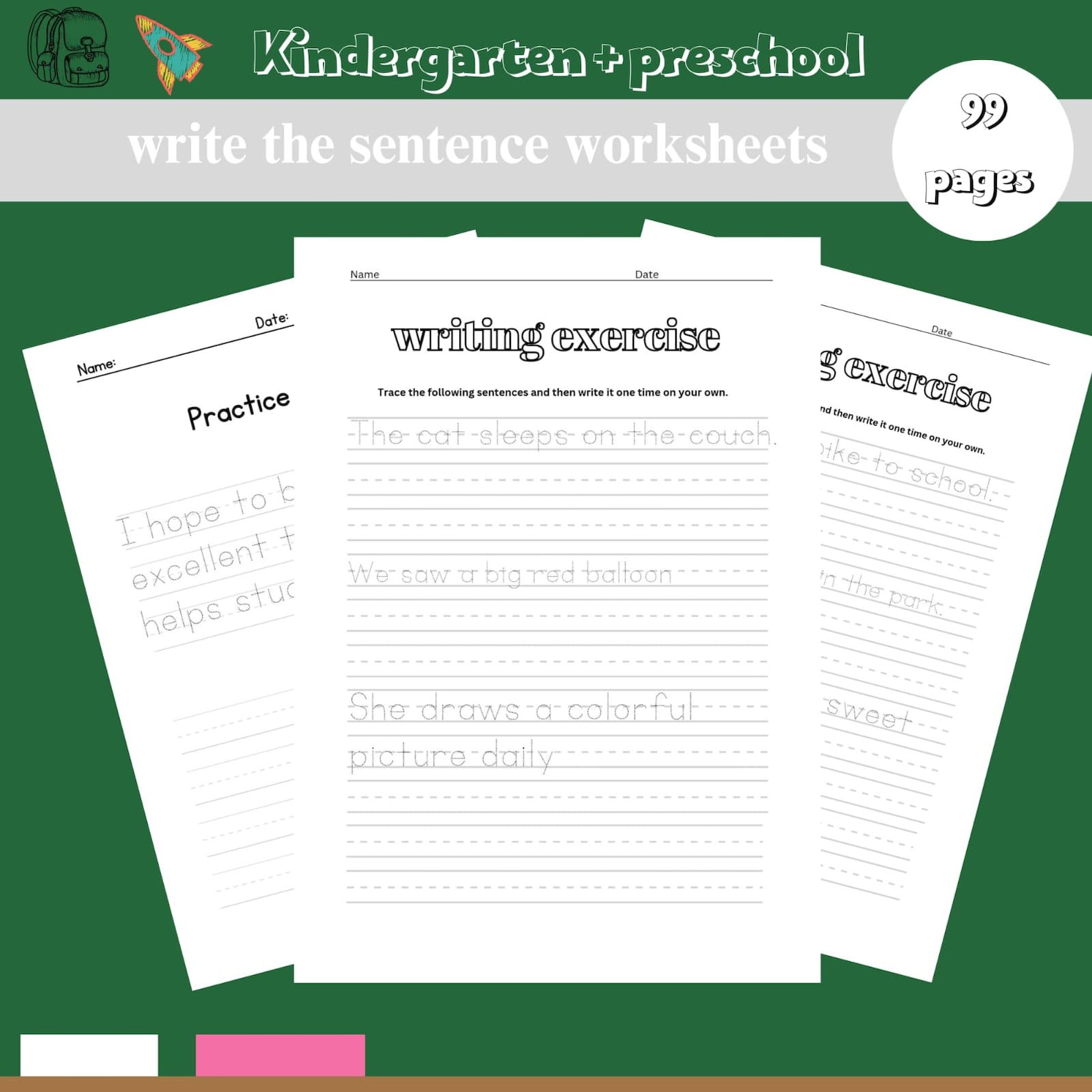 1-3. Improve Your Language Skills With Printable Sentence Writing ...