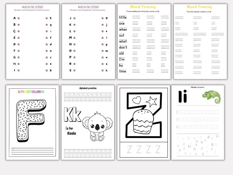 Preschool Pre-k + Kindergarten Learning Bundle, +500 Pages,activity ...