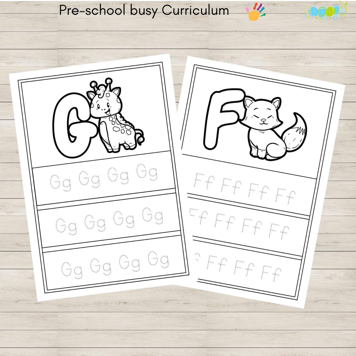 A to Z Cute Animal Alphabet Tracing Worksheets | Fun and Educational ...