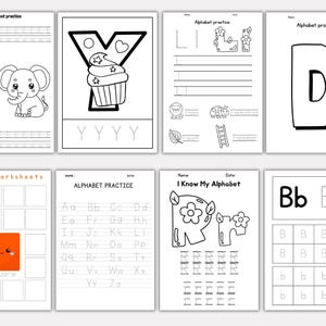 Preschool Pre-k + Kindergarten Learning Bundle, +500 Pages,activity ...