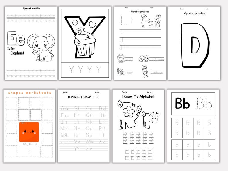 Preschool Pre-k + Kindergarten Learning Bundle, +500 Pages,activity ...
