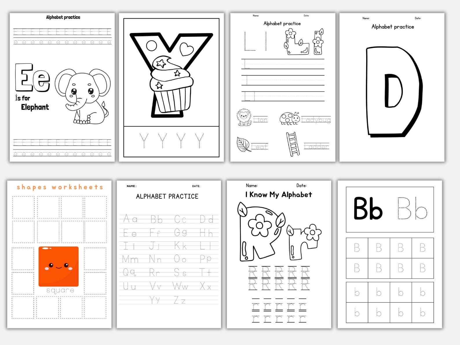 Preschool Pre-k + Kindergarten Learning Bundle, +500 Pages,activity ...