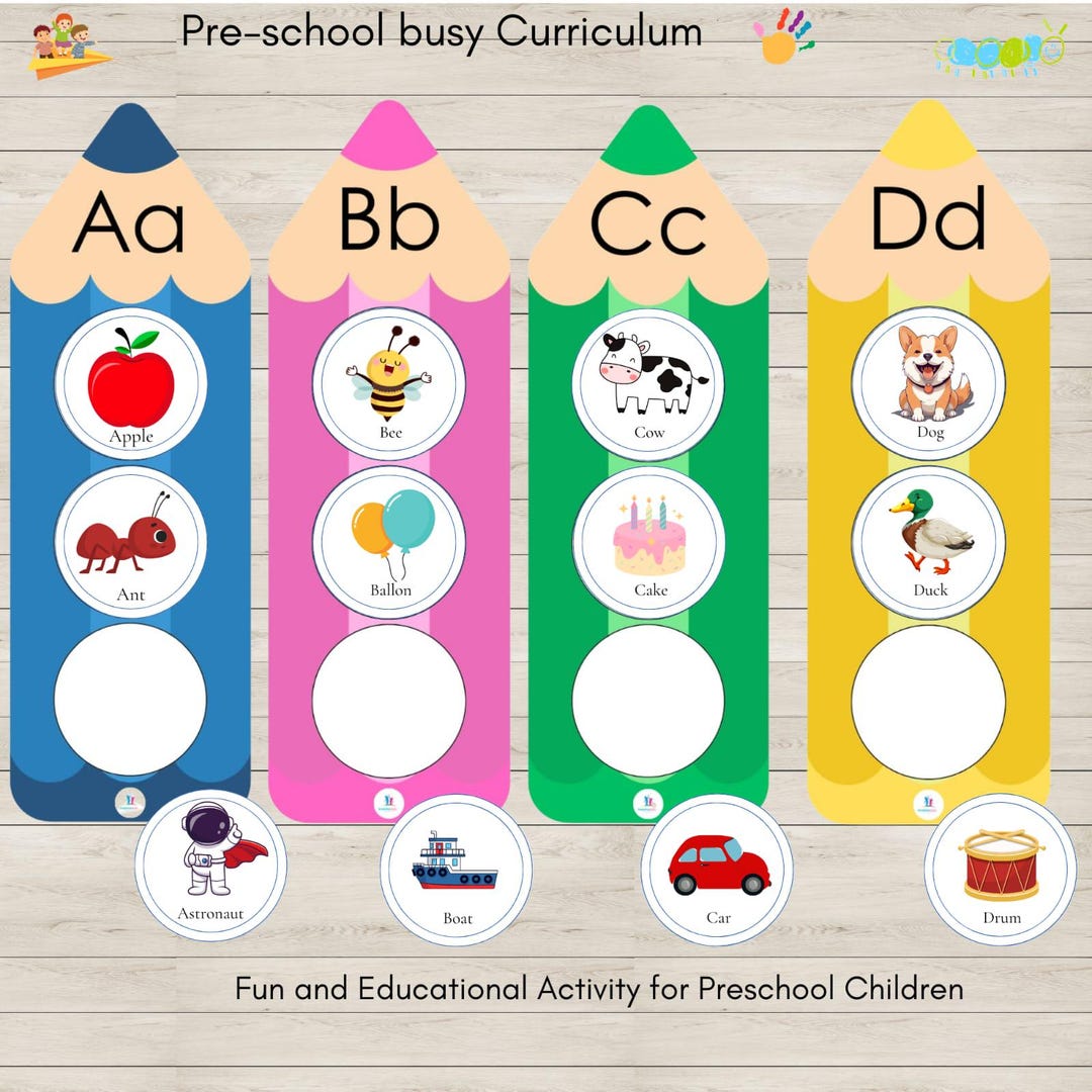 ABC Flashcards & Phonics Game Pack | Interactive Preschool Activities ...