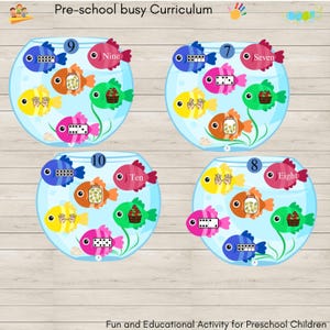 Engaging Math Fun for Preschoolers | Number Recognition Activity | DIY ...