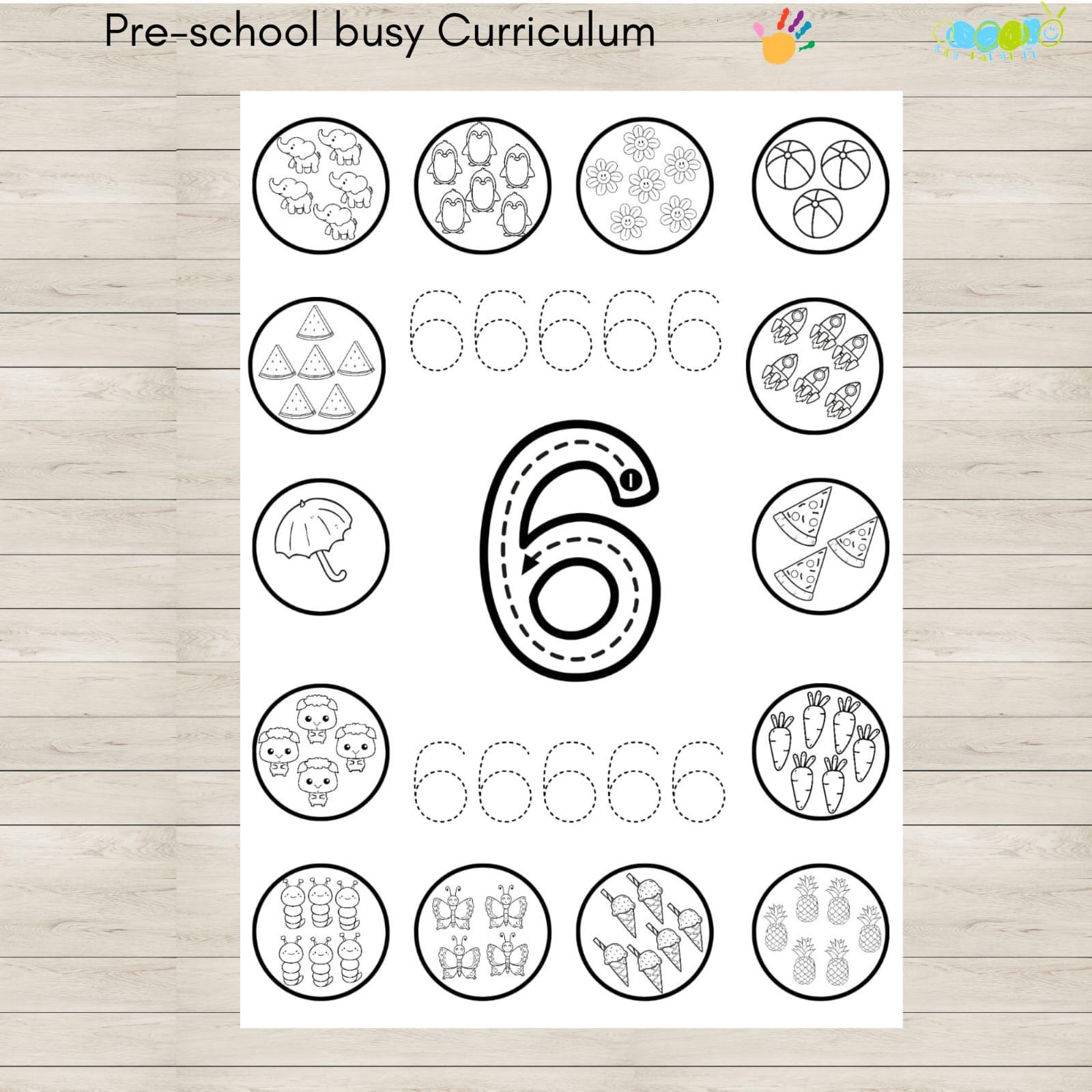 Preschool Numbers Activity | Fun Number Recognition, Tracing & Counting ...