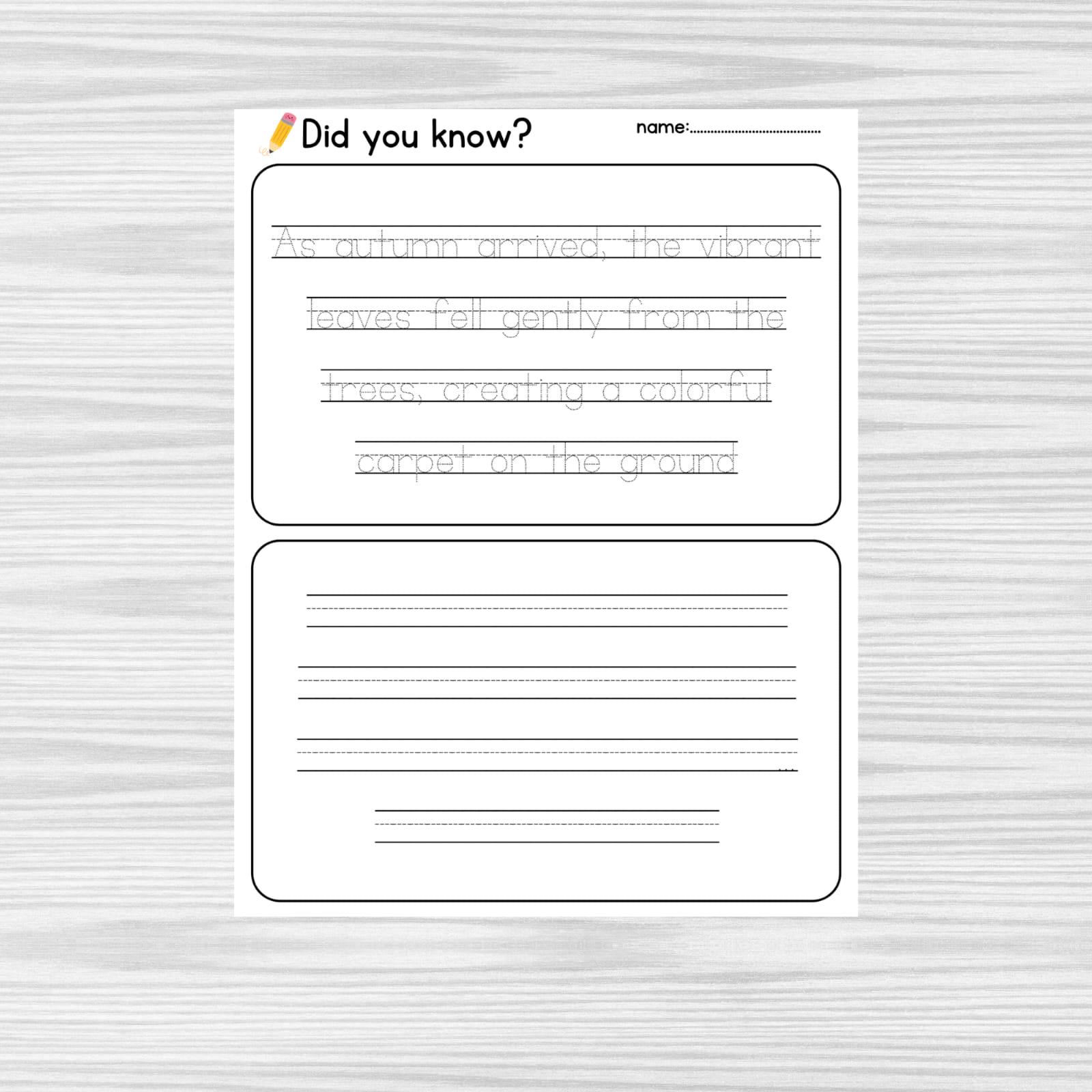 100 Printable Sentence Writing Worksheets Sentence Writing Activity 1.3 ...