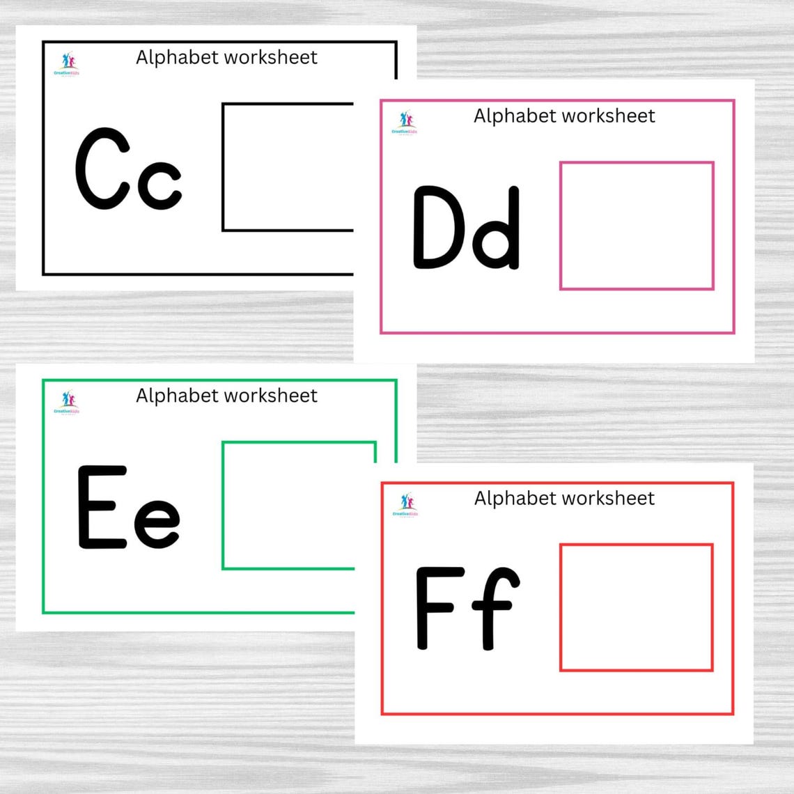 Alphabet Tracing Cards: Alphabet Flashcards for Homeschool Curriculum ...