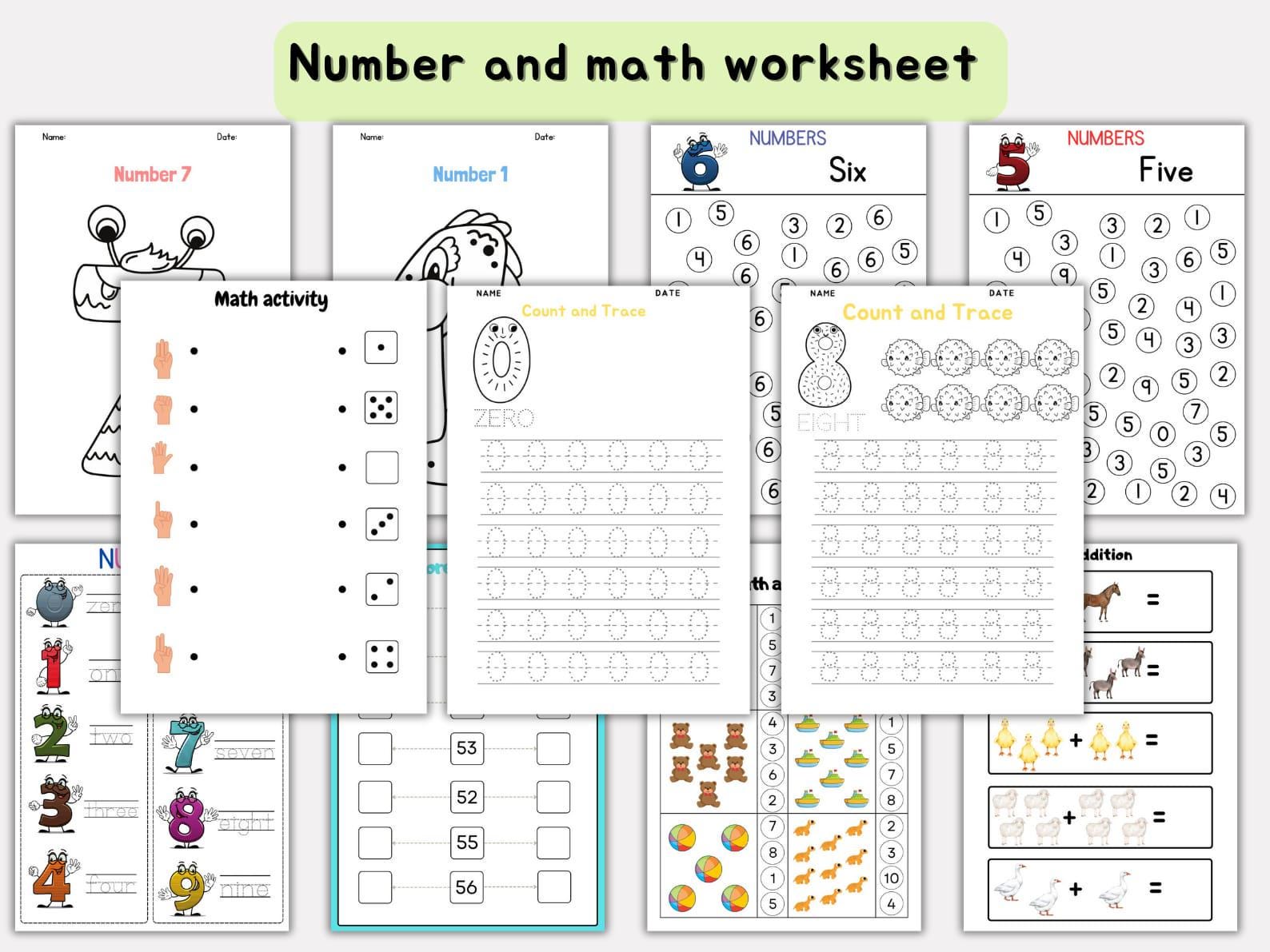 Preschool Pre-k + Kindergarten Learning Bundle, +500 Pages,activity ...