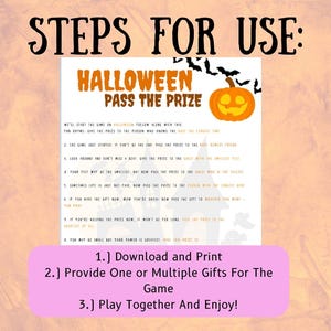 Halloween Pass the Prize Group Game | Halloween Pass the Gift Left to ...
