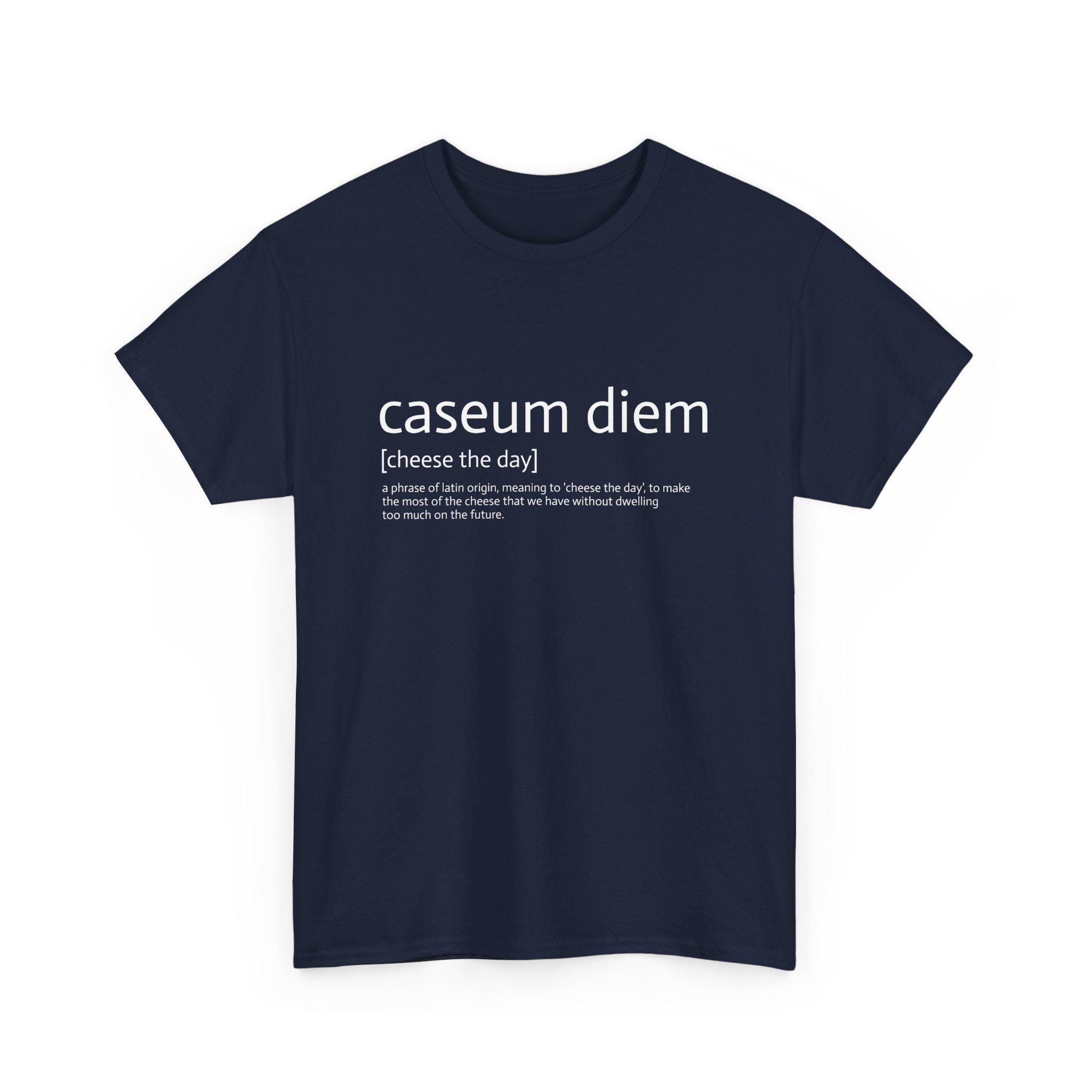 Caseum Diem - Cheese Lovers Unisex Tee, Foodie Gift, Funny Dairy T ...