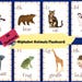 Alphabet Cards, Animal Alphabet Cards, Memorizing Vocabulary Book, Baby ...