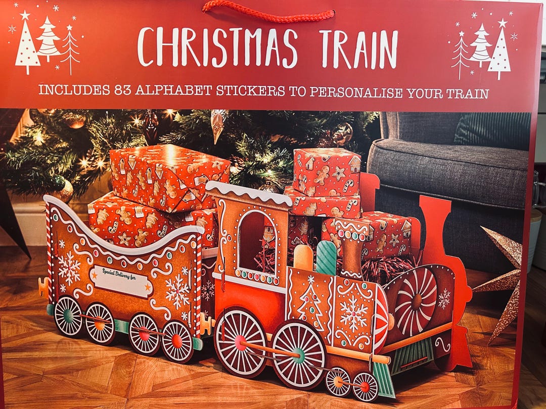 Gingerbread Christmas Present Train - Etsy