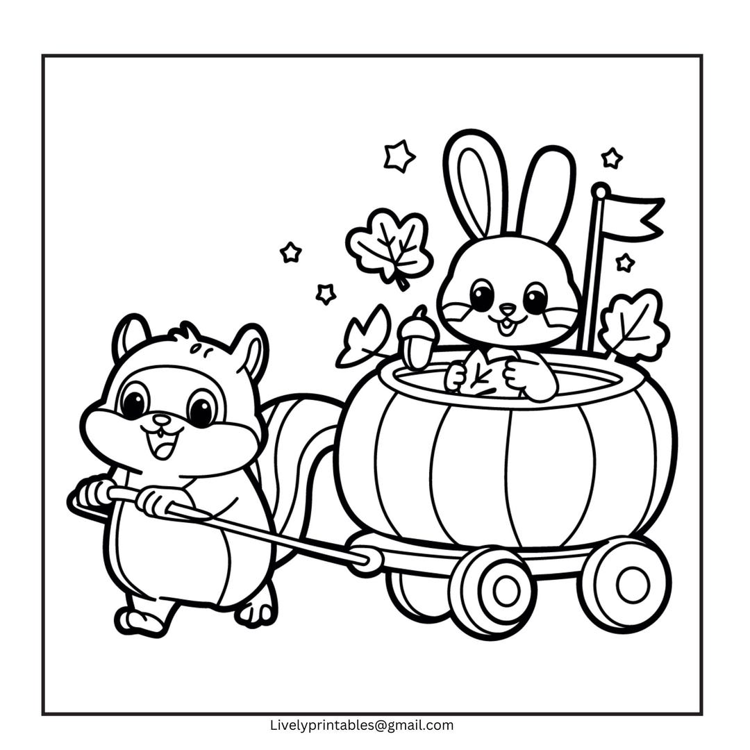 Bold and Easy Thanksgiving Coloring Pages 20 - Etsy